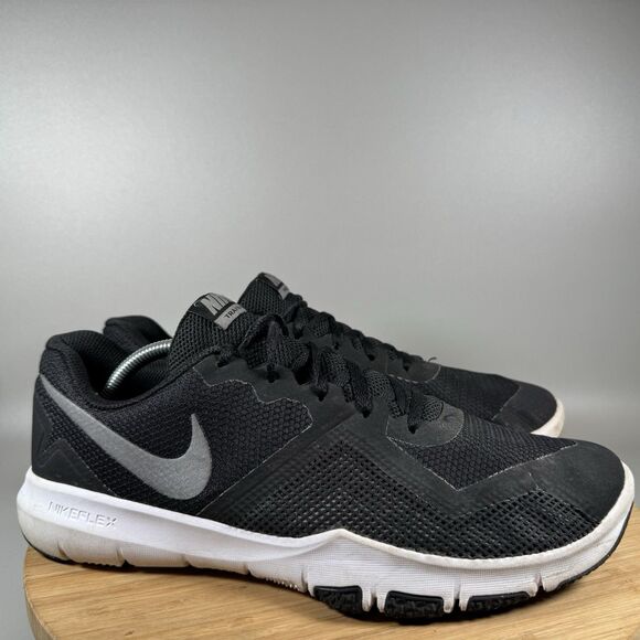 Nike | Shoes | Nike Mens Flex Control 2 Black Running Shoes Sneakers ...